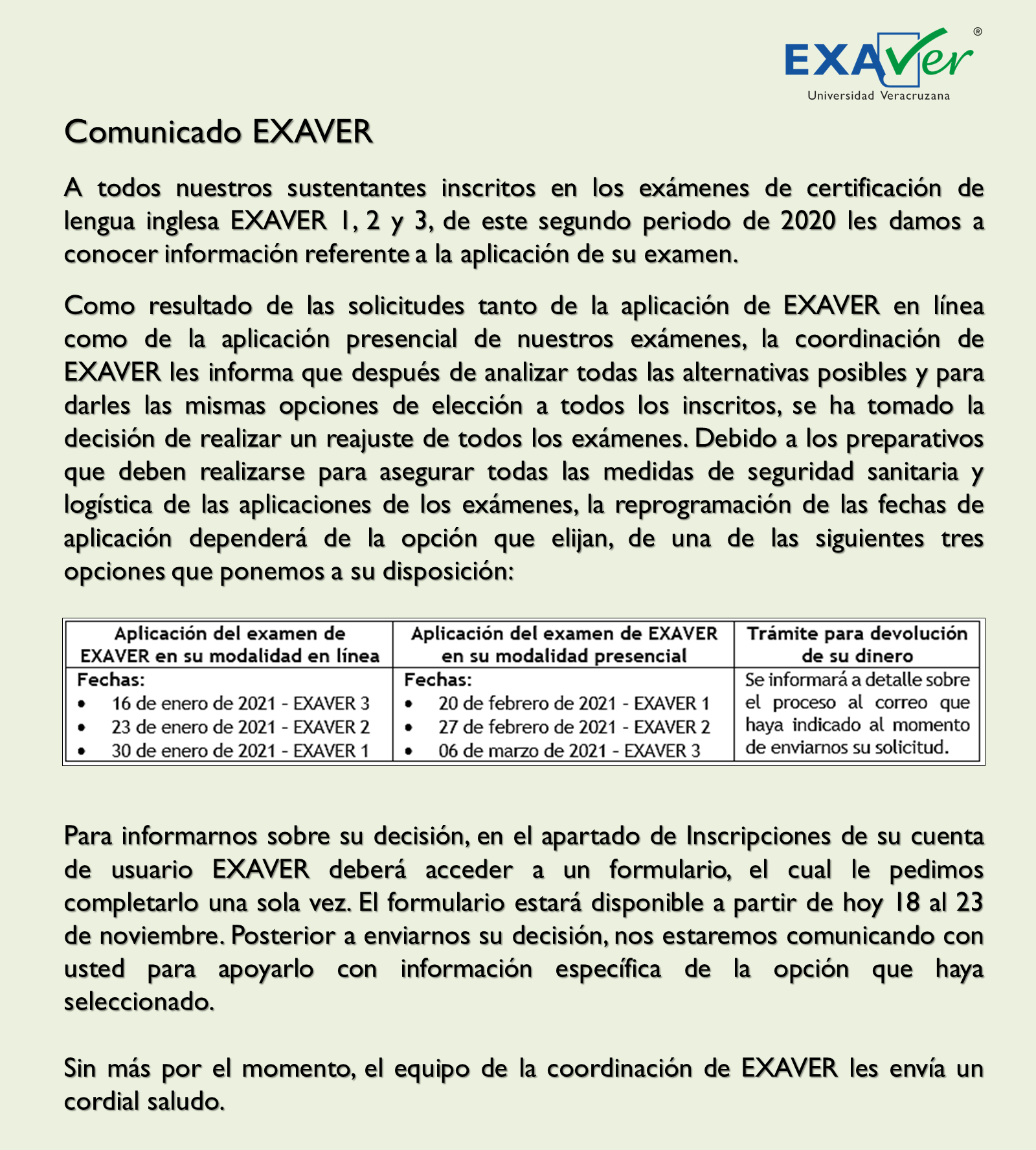 EXAVER